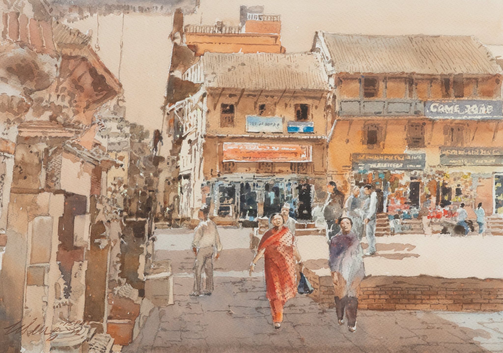 Singapore Watercolour Painter Ong Kim Seng - Asia Art Collective