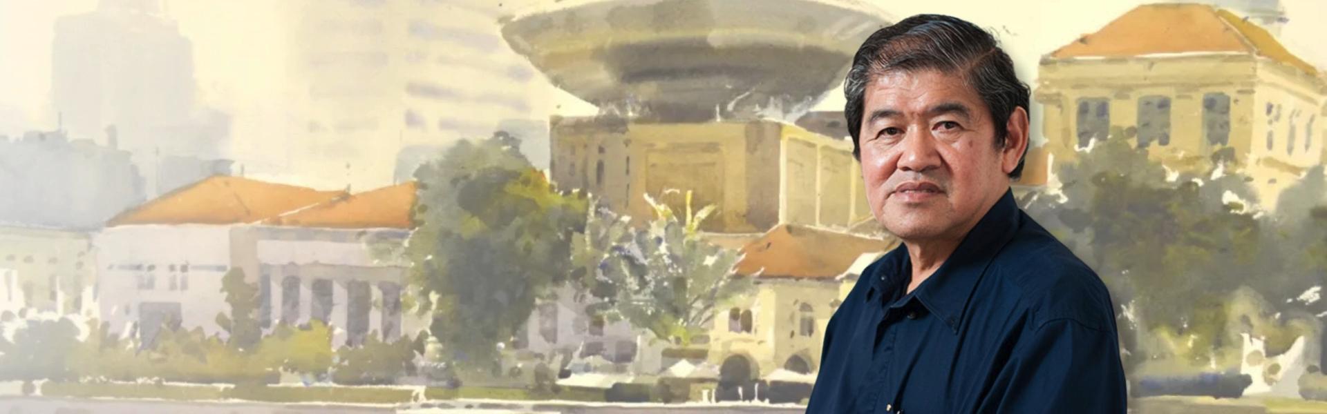 Singapore's Favourite Watercolour Painting Artist Ong Kim Seng